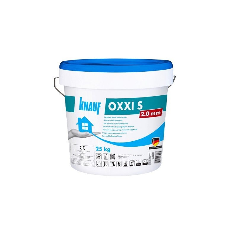ᐉ Acrylic facade plaster KNAUF OXXI S 1.5 mm, textured, 25 kg. at top ...